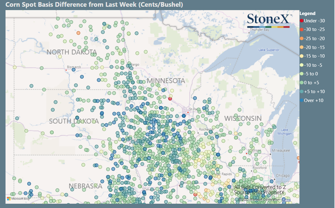 Minnesota Corn Basis Maps