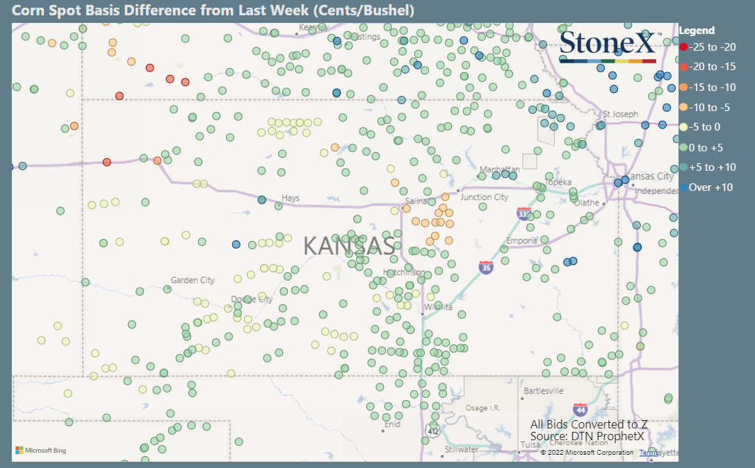 Kansas Corn Basis Maps