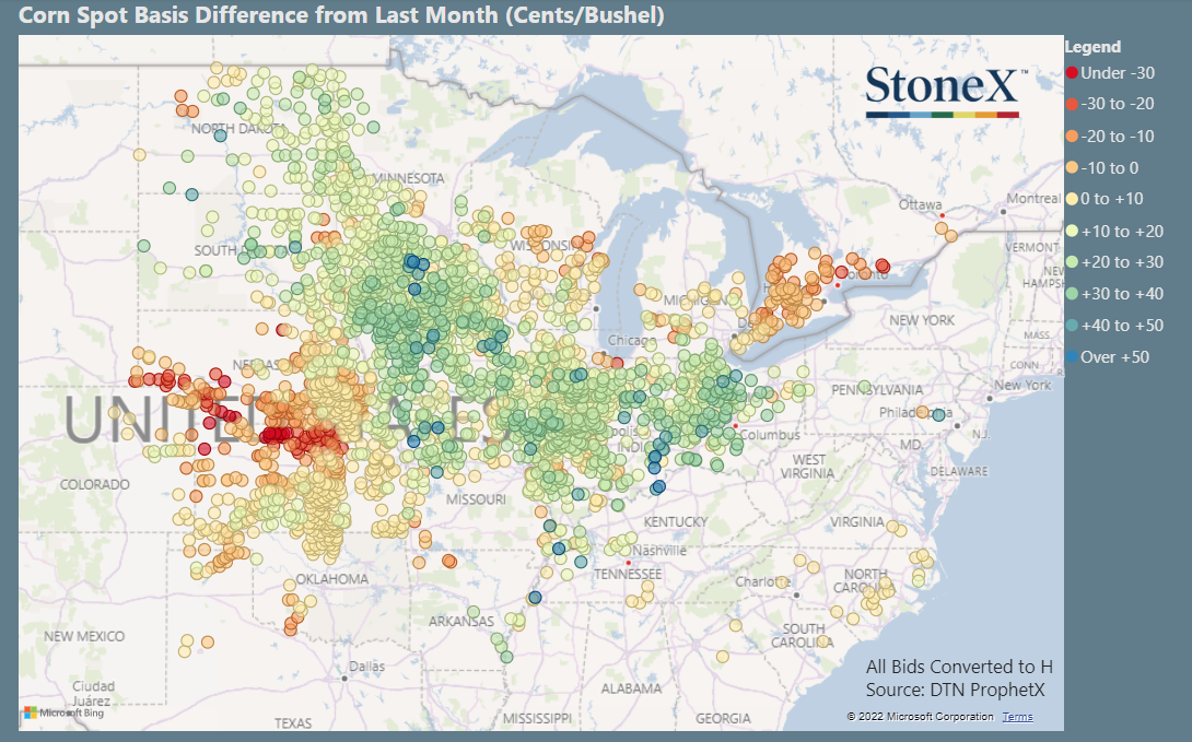 U.S. Corn Basis Maps
