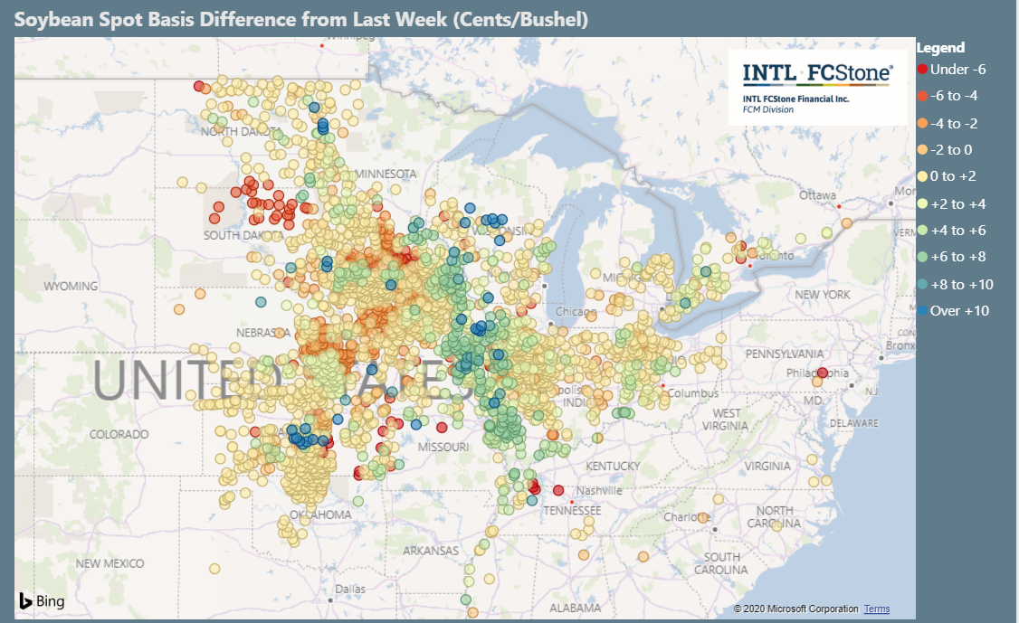 U.S. Soybean Basis Maps
