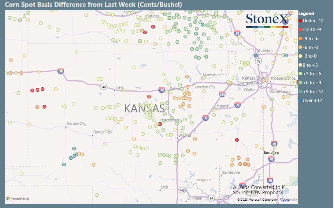 Kansas Corn Basis Maps