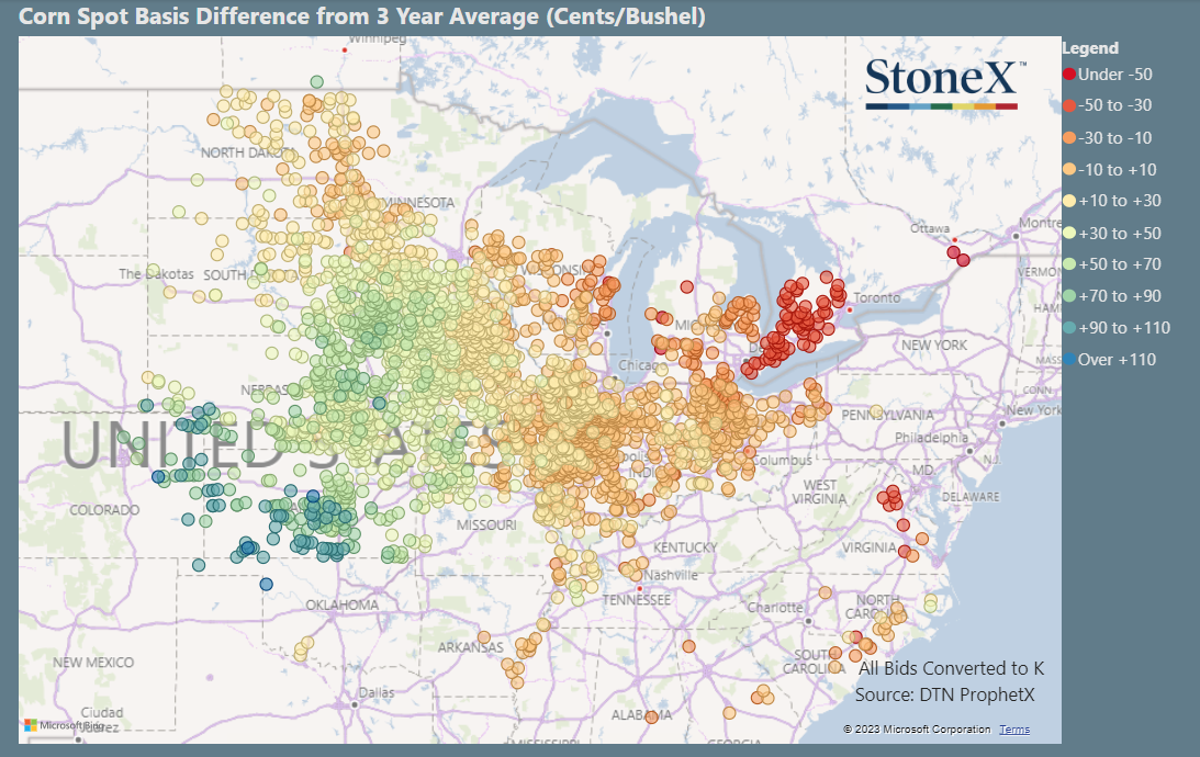 U.S. Corn Basis Maps